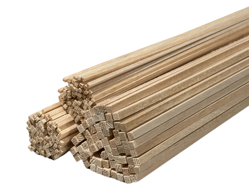 1/4" x 1/4" x 36" Balsa Plank | Premium Quality Craft Wood – BalsaTron ...