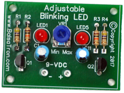Adjustable Blinking LED – BalsaTron, Inc.