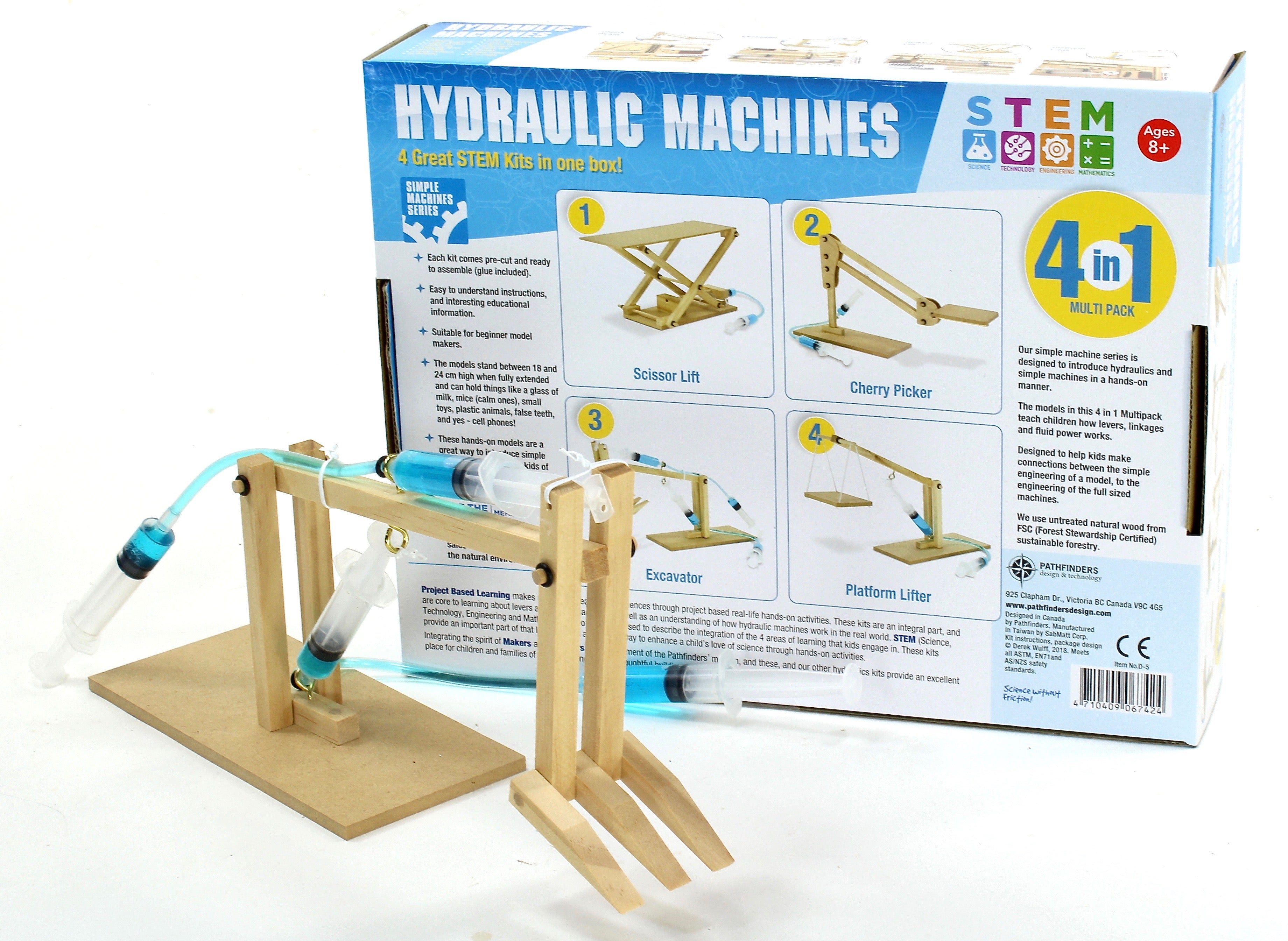 Hydraulic Machine 4-in-1 STEM Kit – BalsaTron, Inc.